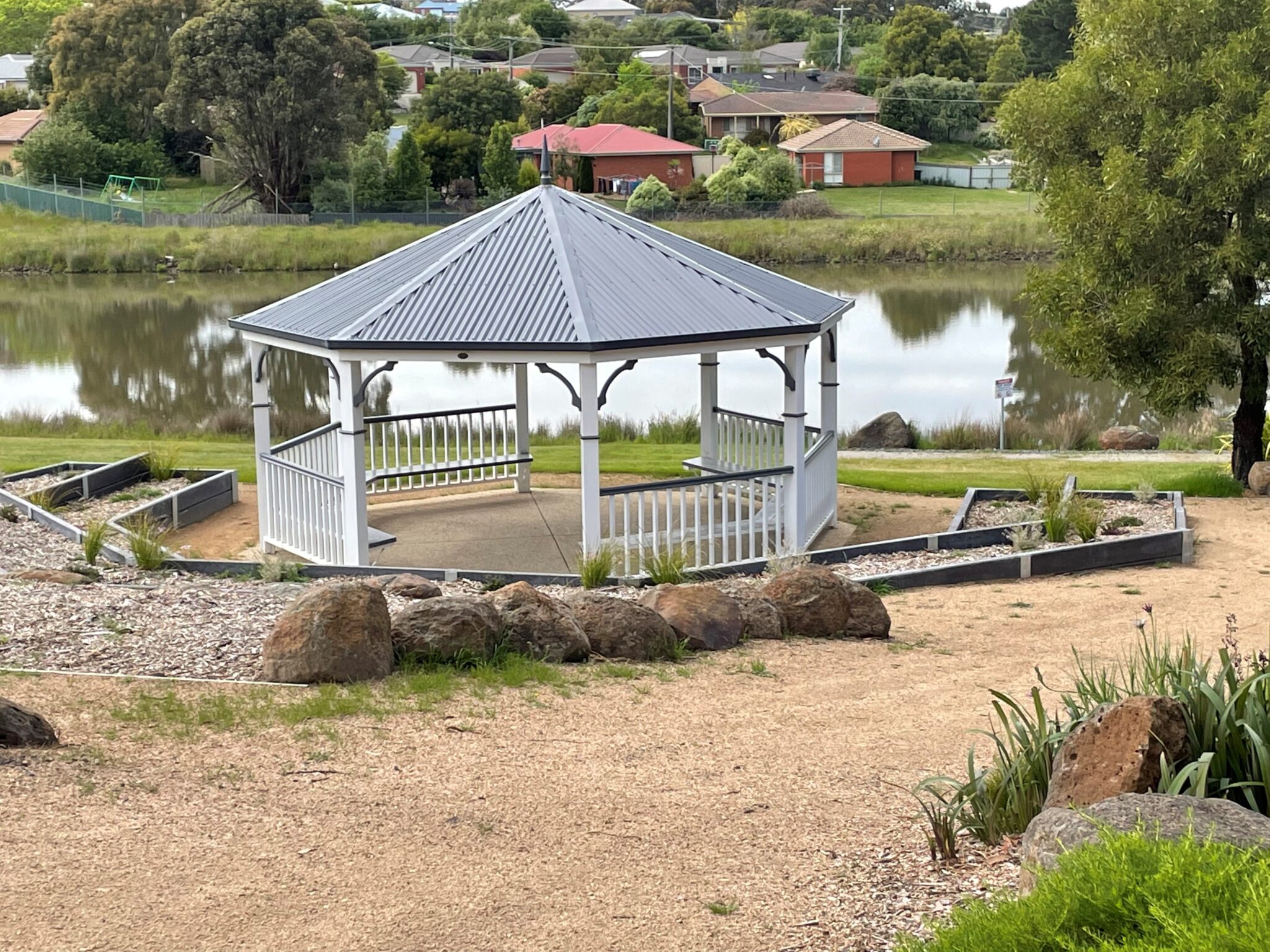 A New Custom Built Gazebo at Ballarat Cemetery - Custom Built Gazebos